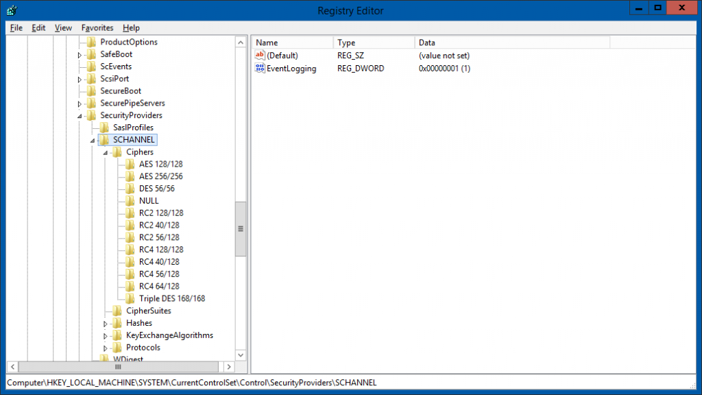 Hardening SSL & TLS connections on Windows Server 2008 R2 & 2012 R2 ...
