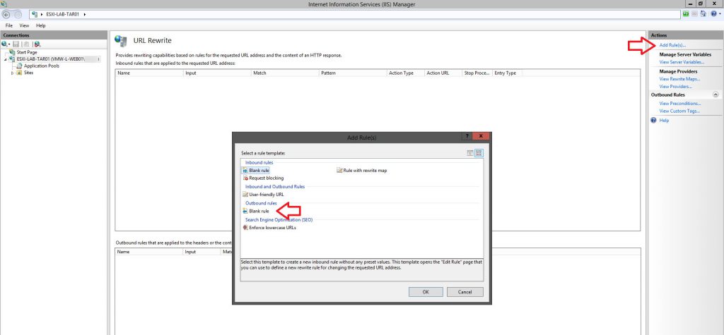 Modifying Response Headers In Iis 8 With Url Rewrite