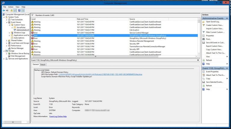 Powershell scripts fail when deployed via Group Policy as Startup ...
