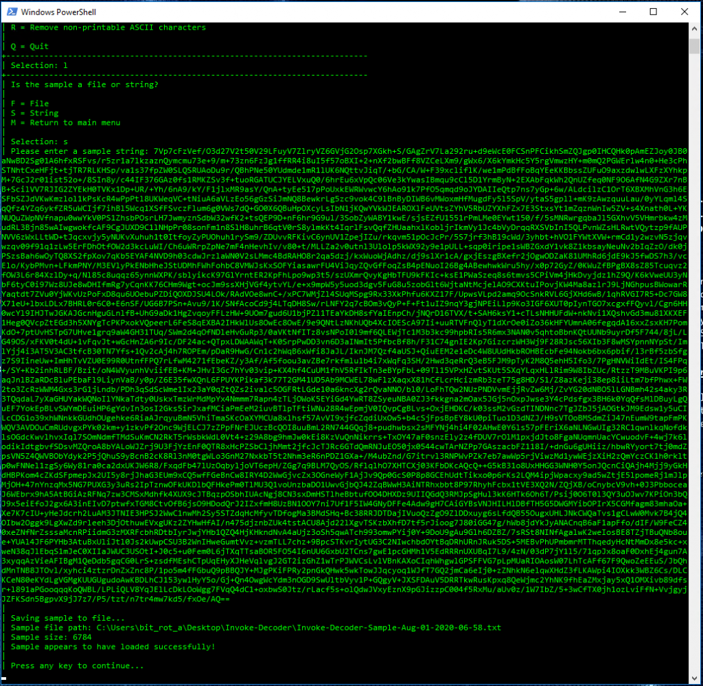 Invoke-Decoder - A PowerShell script to decode/deobfuscate malware ...